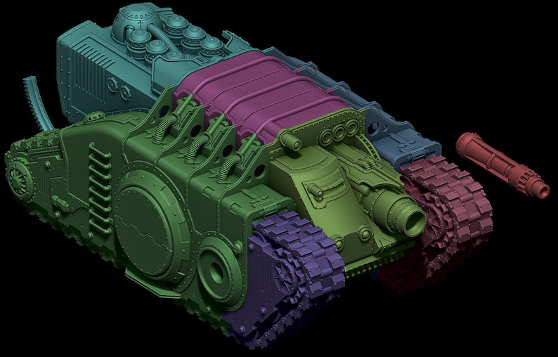 Covenants of Mars Koraxy Assault Tank 28mm/30mm Tabletop - Etsy