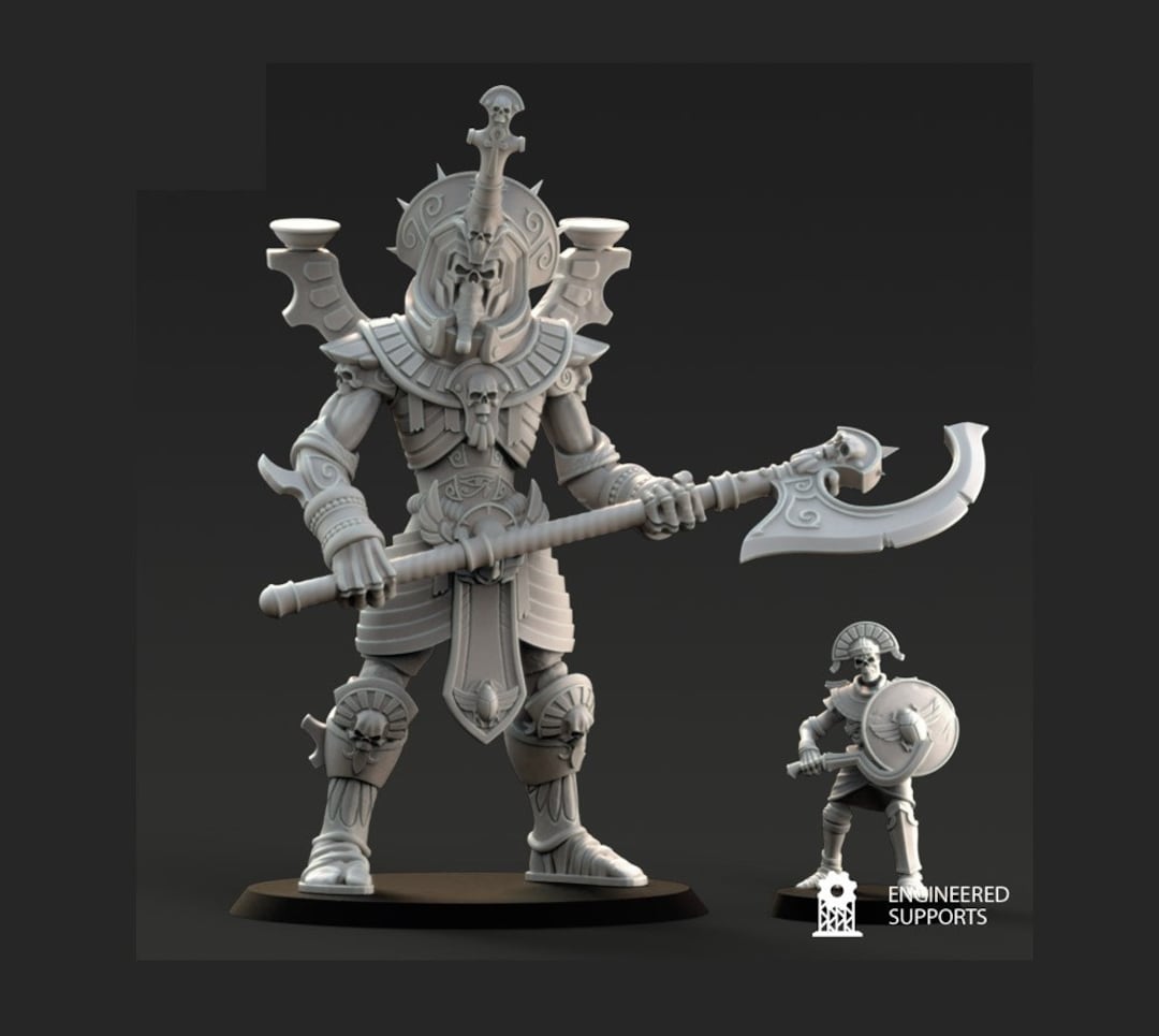 Mummified Legions Giant God-statue 28mm/30mm Tabletop Model Kit - Etsy UK