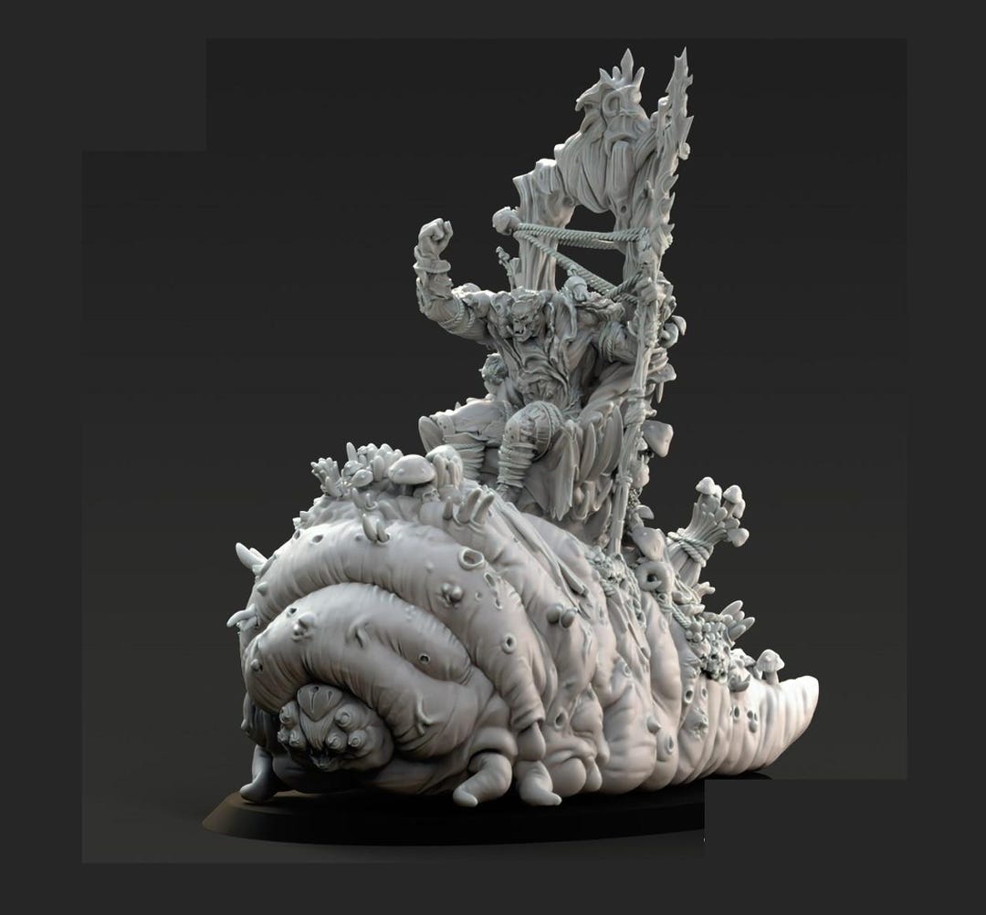 Plague Daemons - Plague Throne - 28mm/30mm Tabletop Model Kit - Etsy