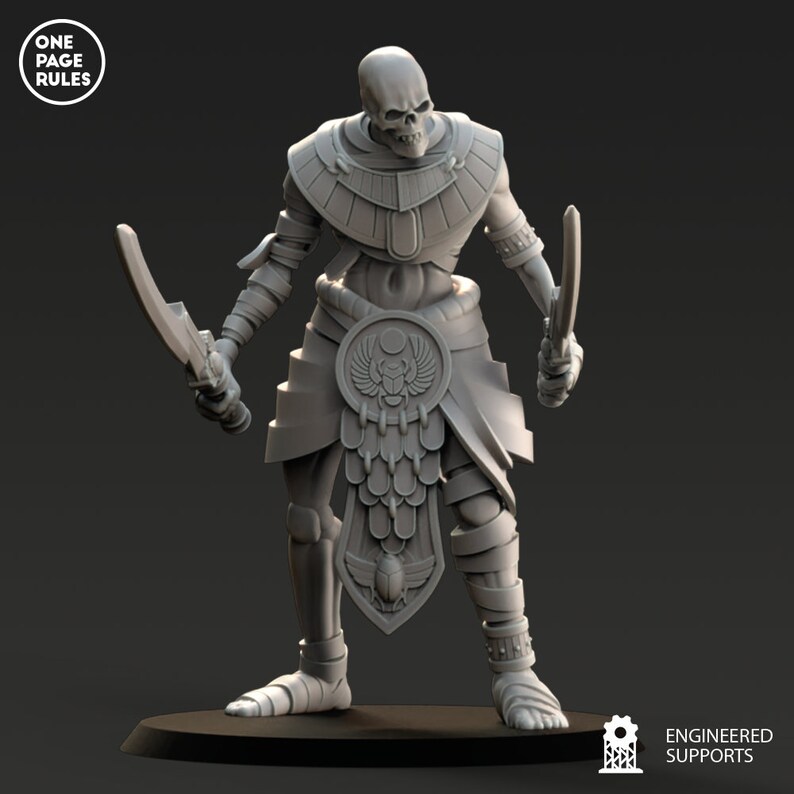 Mummified Legions Mummified Skeleton Giant 28mm/30mm - Etsy