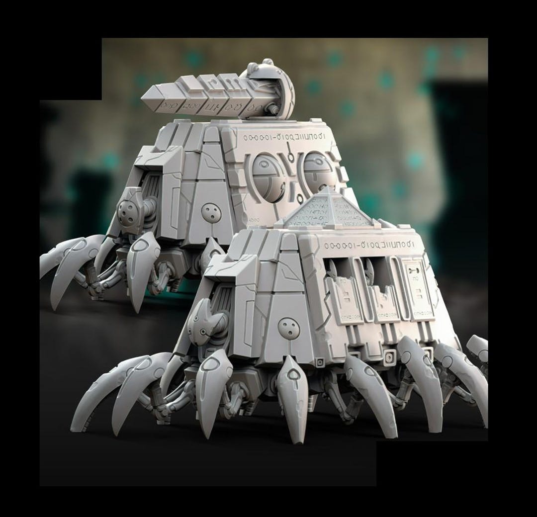 Robot Overlords - Robot Tanks - 28mm/30mm Tabletop Model Kit - Etsy