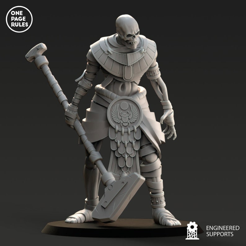 Mummified Legions Mummified Skeleton Giant 28mm/30mm - Etsy