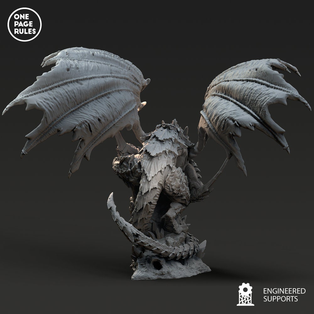 Space Bugs Alien Winged Hive Titan 320mm Tall approx. - Etsy