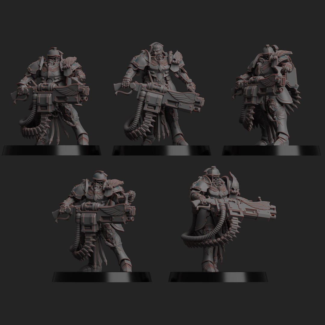 Vestalian Wardens - 5 X Vestalian Keeper Sentinels - 28mm/30mm Tabletop ...