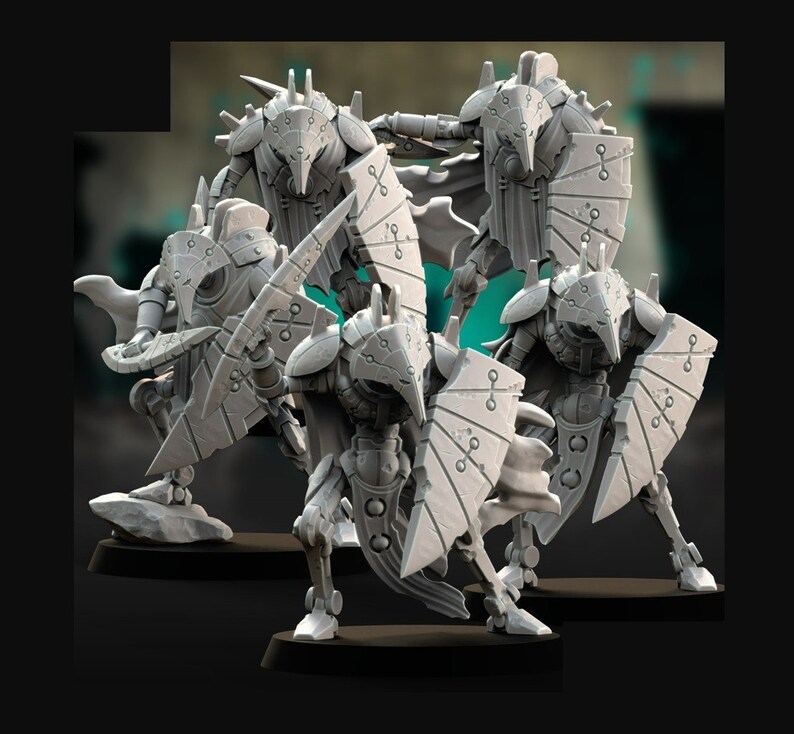 Robot Overlords 10 X Robot Guardians 28mm/30mm Tabletop Model Kit - Etsy