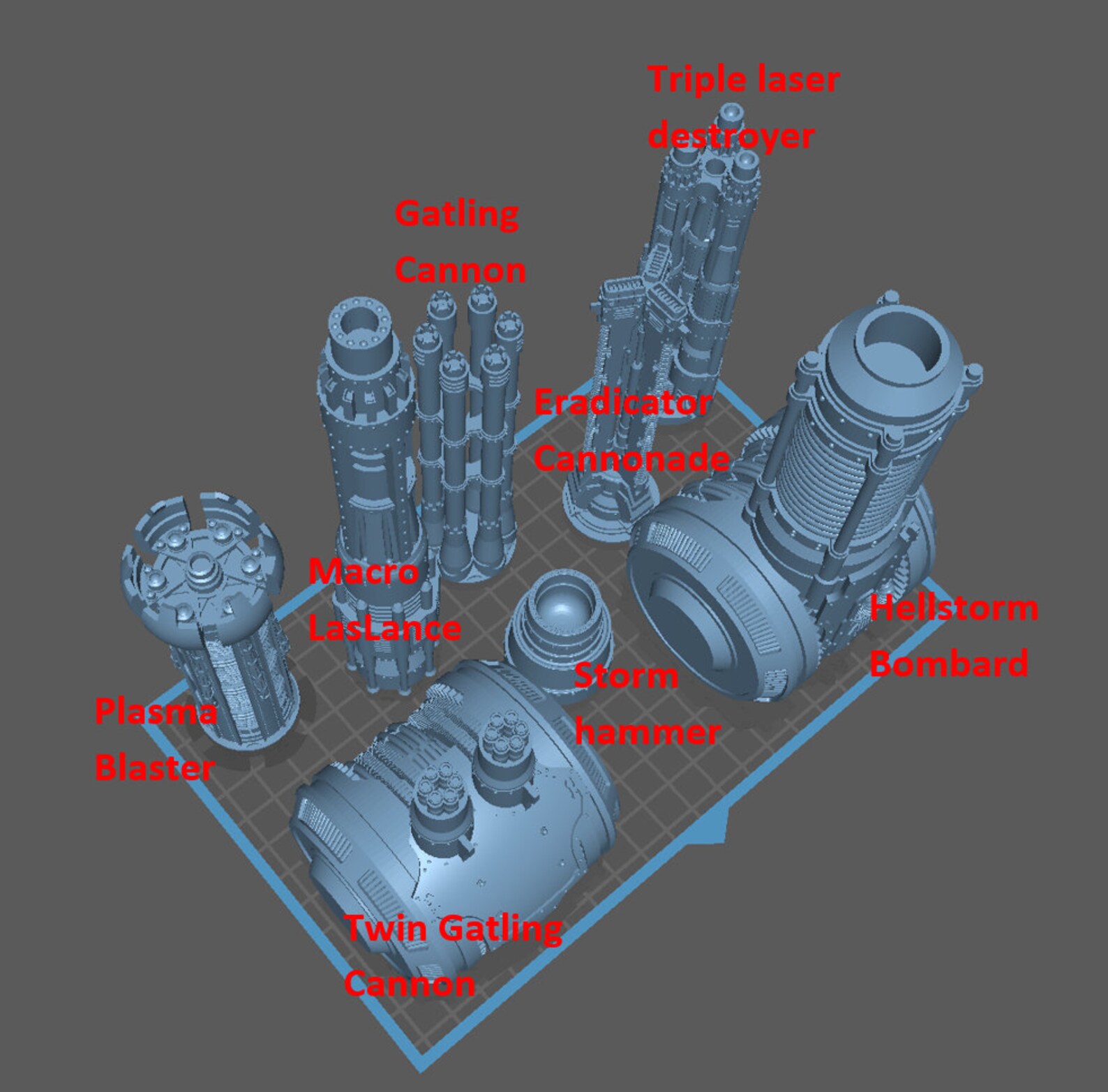 Covenants of Mars War Constructs Callisto Super Heavy Weapon Carrier ...