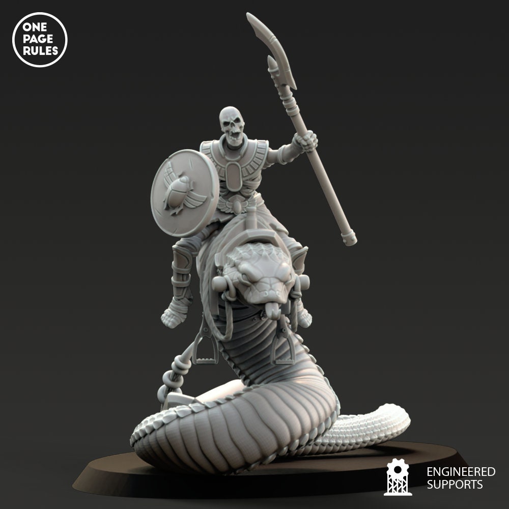 Mummified Legions 3 X Mummified Snake Riders 28mm/30mm - Etsy