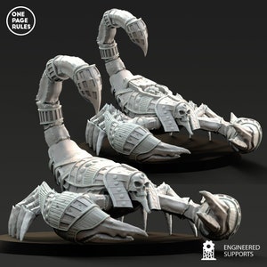 Mummified Legions Mummified Great Scorpion 28mm/30mm Tabletop Model Kit ...