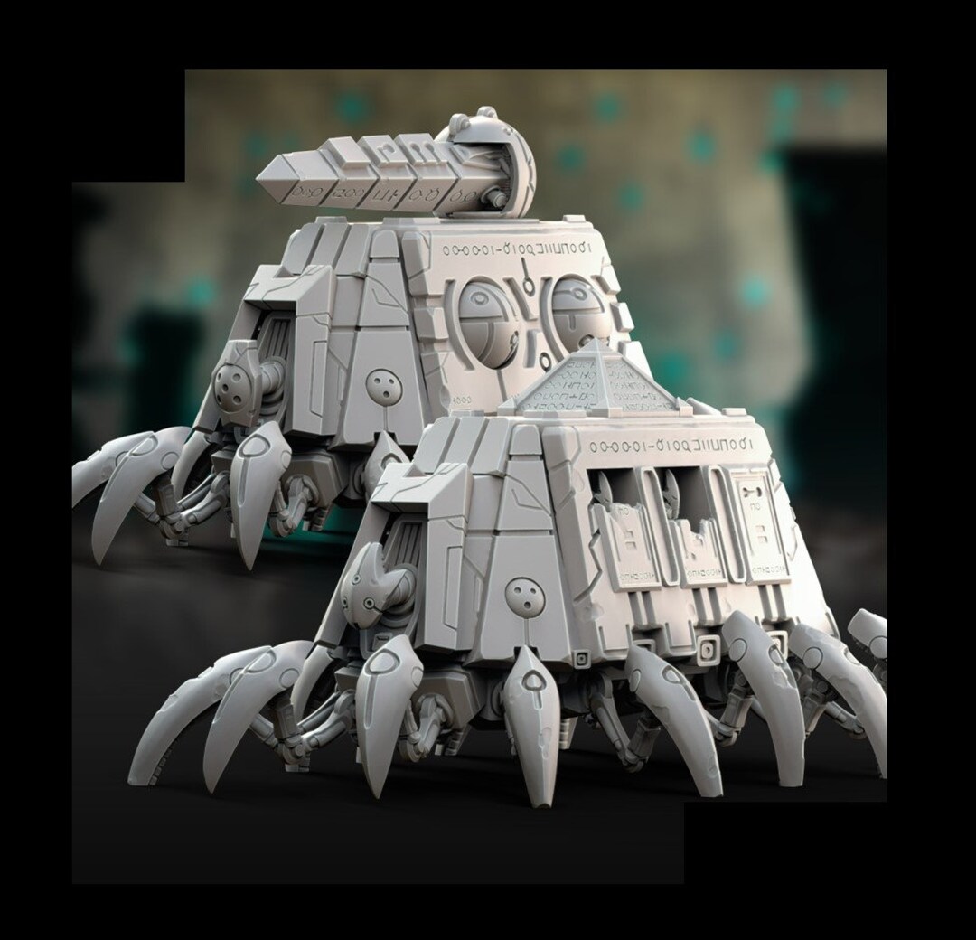 Robot Overlords Robot Tanks 28mm/30mm Tabletop Model Kit - Etsy