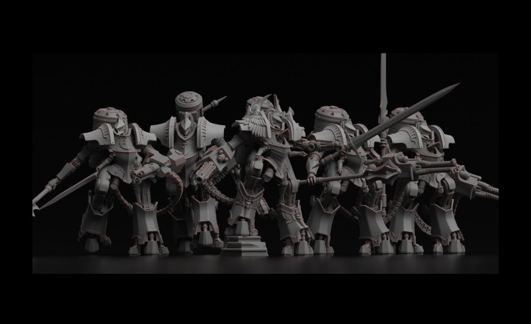 Coven - 5 X Ancillae Exo Frame - 28mm/30mm Tabletop Model Kit - Etsy