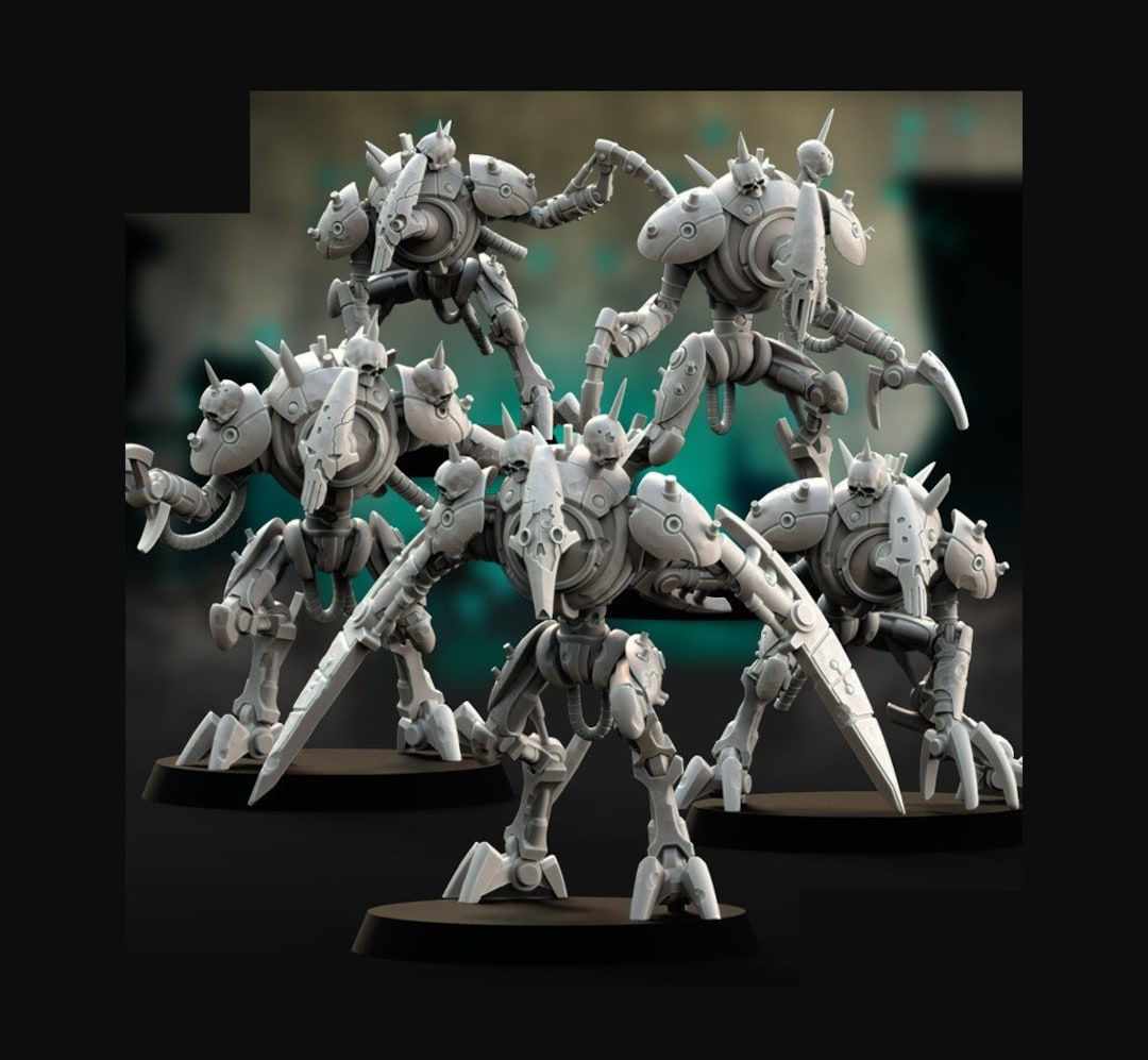 Robot Overlords 10 X Robot Flesh-eaters 28mm/30mm Tabletop Model Kit - Etsy