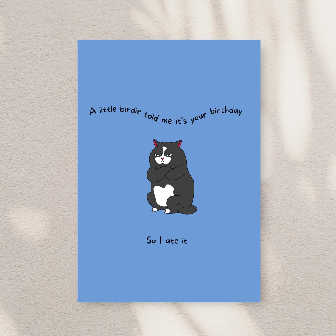 Funny Birthday Card - Etsy