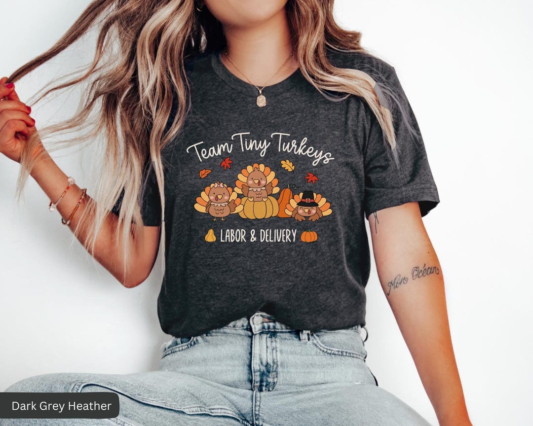 Fall Labor and Delivery Nurse Shirt, Thanksgiving L&D Nurse Tshirt ...