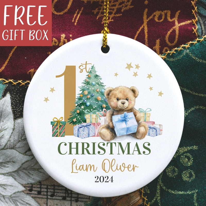 Baby's First Christmas Ornament 2025 - Etsy