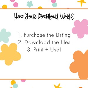 Printable, Cute Summer Days Goal Chart for Kids Goal Chart for Kids ...