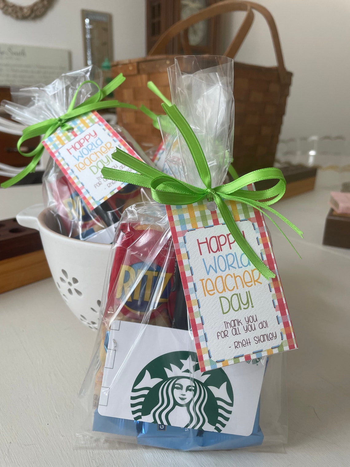 Happy World Teacher Day 10/05 Gift Tags Giftie Gift Tags - Etsy