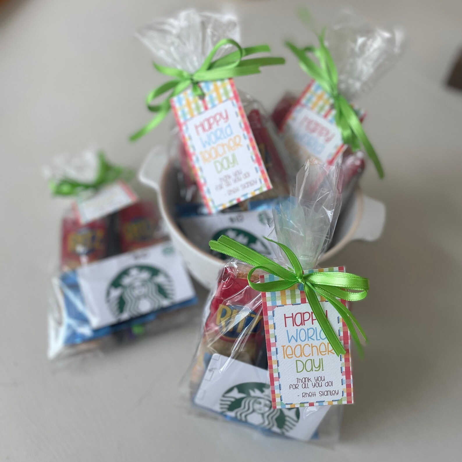 Happy World Teacher Day 10/05 Gift Tags Giftie Gift Tags - Etsy