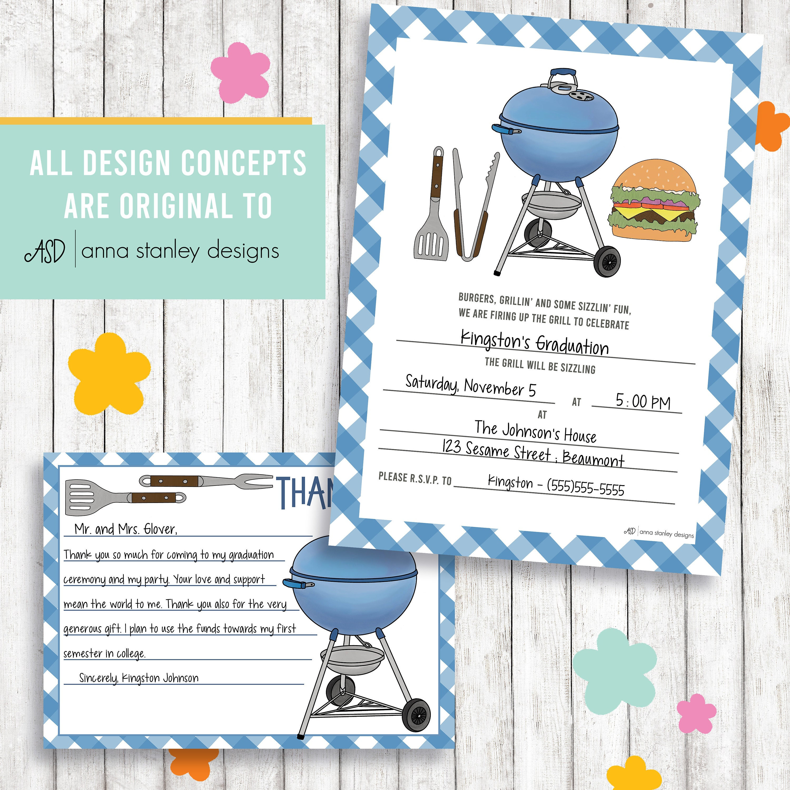 Backyard Grill Printable, Fill in the Blank Invitation | BBQ ...