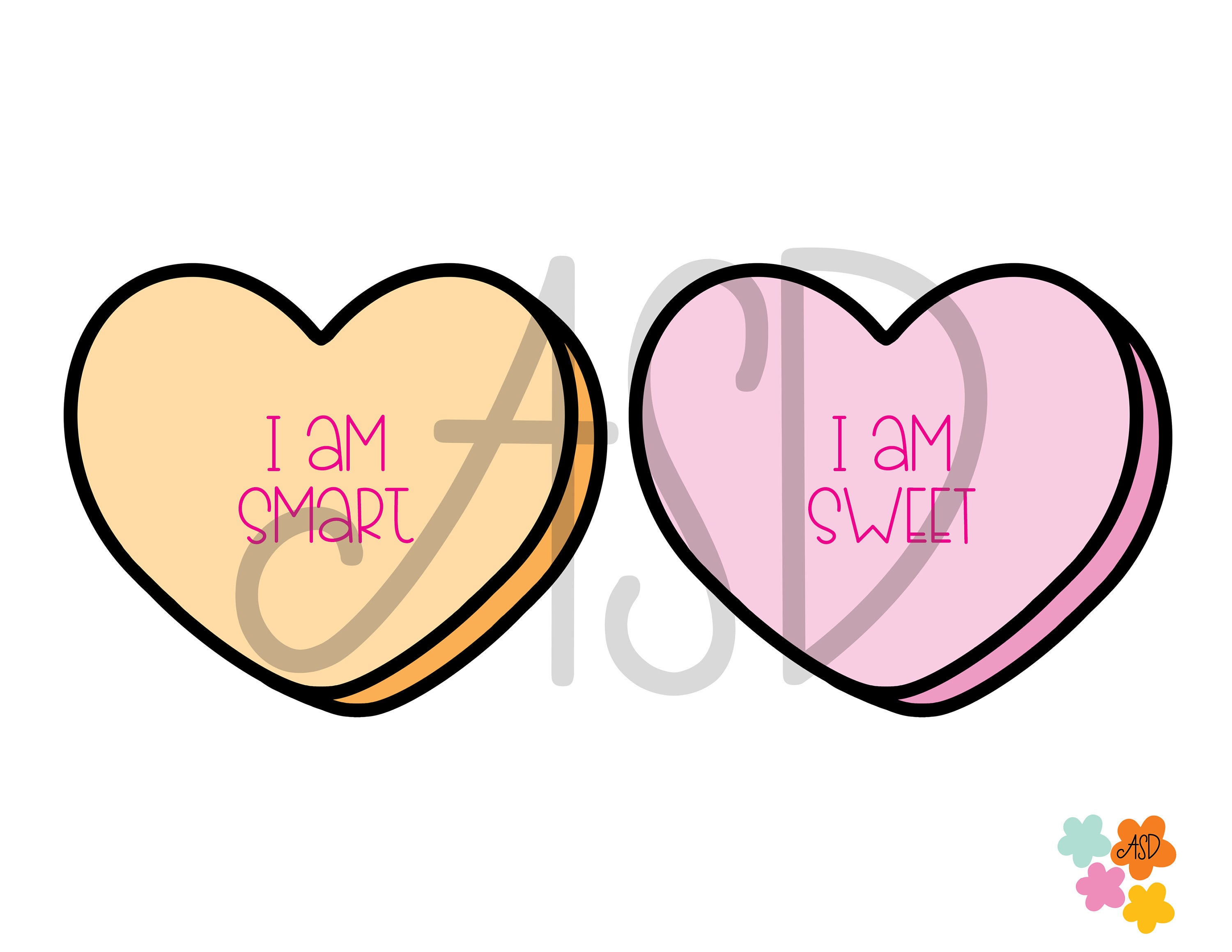 Printable, Valentine's Day Conversation, Affirmation Hearts ...