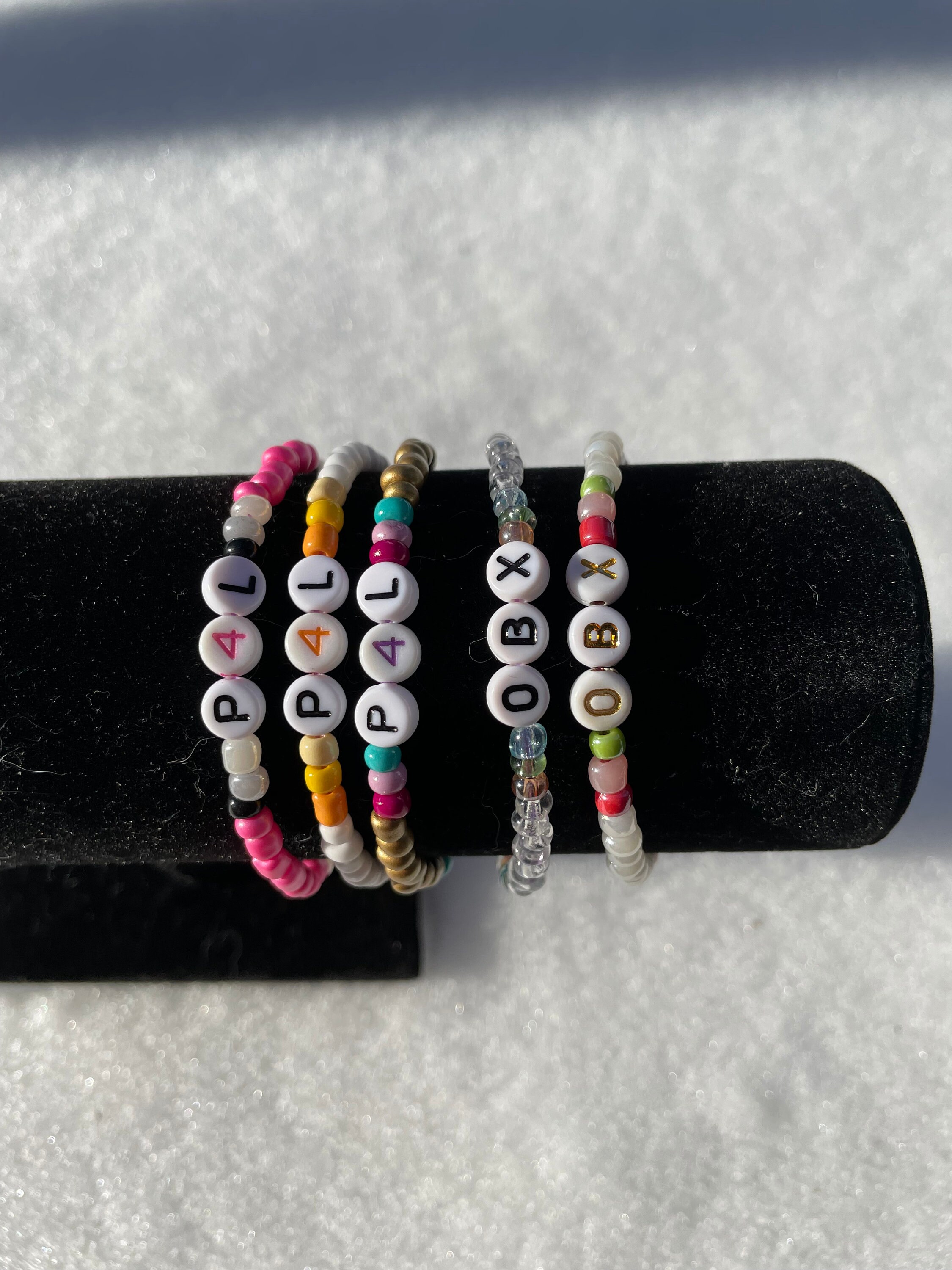 Outer Banks Inspired P4L & OBX Handmade Seed Bead Bracelets - Etsy