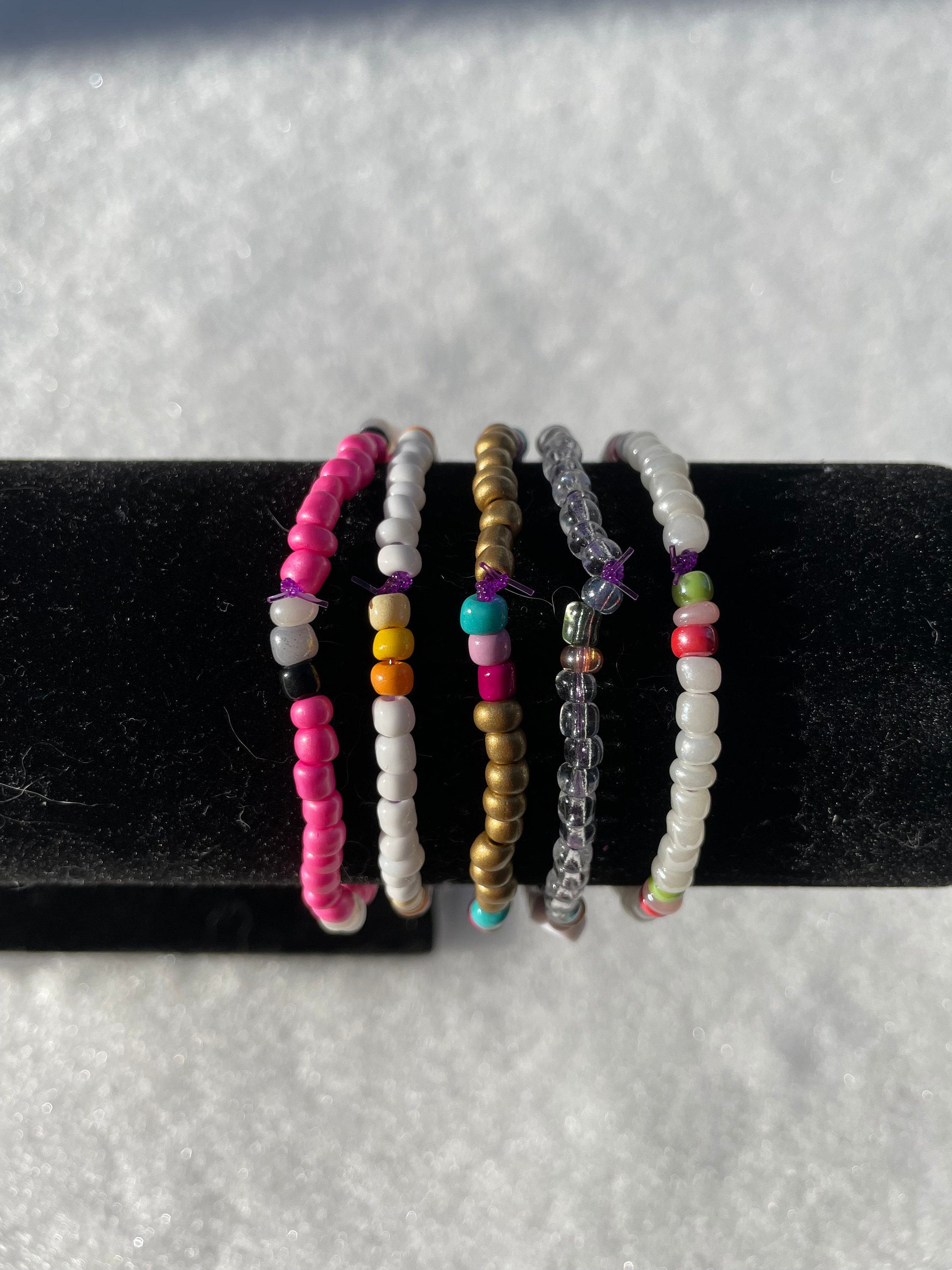 Outer Banks Inspired P4L & OBX Handmade Seed Bead Bracelets - Etsy