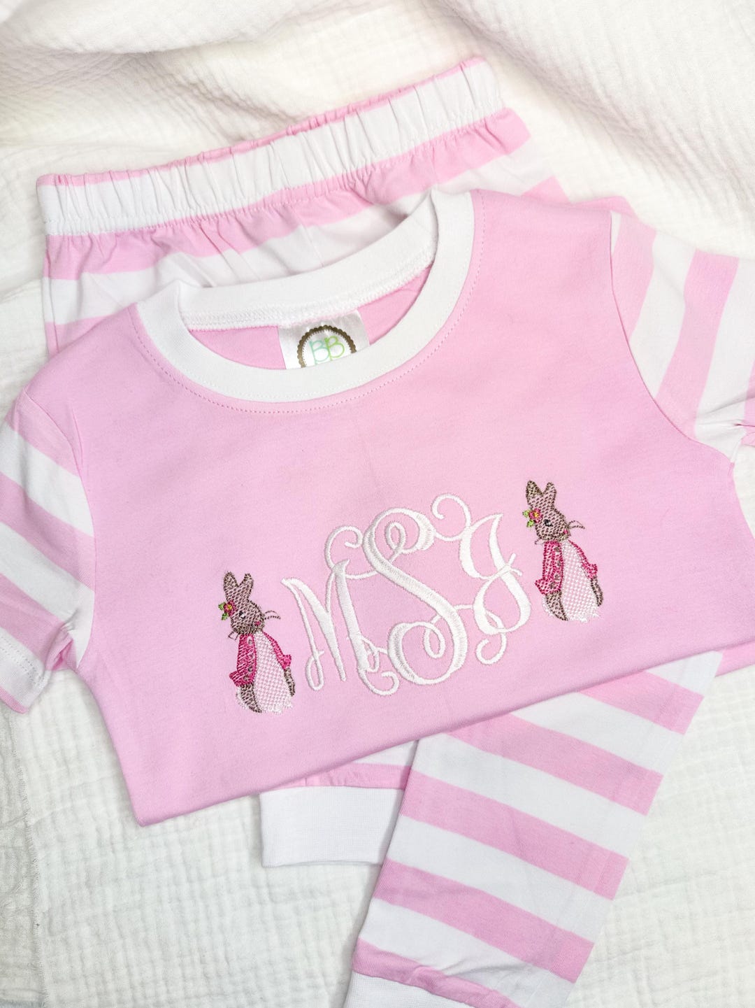 Peter Rabbit Easter Pajama Set for Girls, Easter Pajamas, Trending ...