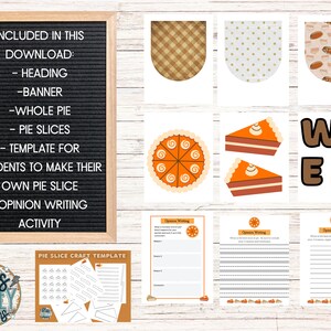 Sweet as Pie Bulletin Board Kit: Fall Classroom Decor (digital Download ...