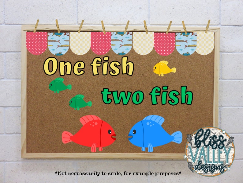 Fish Reading Month Bulletin Board Kit: Classroom Door Decoration ...