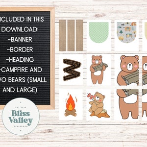 Camping Classroom Decor Bundle | Camp Classroom Theme | Pastel Decor ...