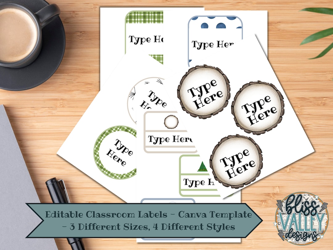Editable Mountain Adventure Theme Printable Classroom Labels ...