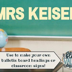 Camp Themed Printable Bulletin Board Letter Set / Digital Download ...