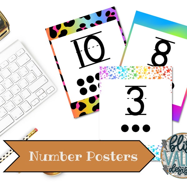 Neon Classroom - Etsy