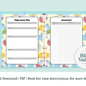 Science Classroom Themed Editable Printable Teacher Planner 2024 - 2025 ...