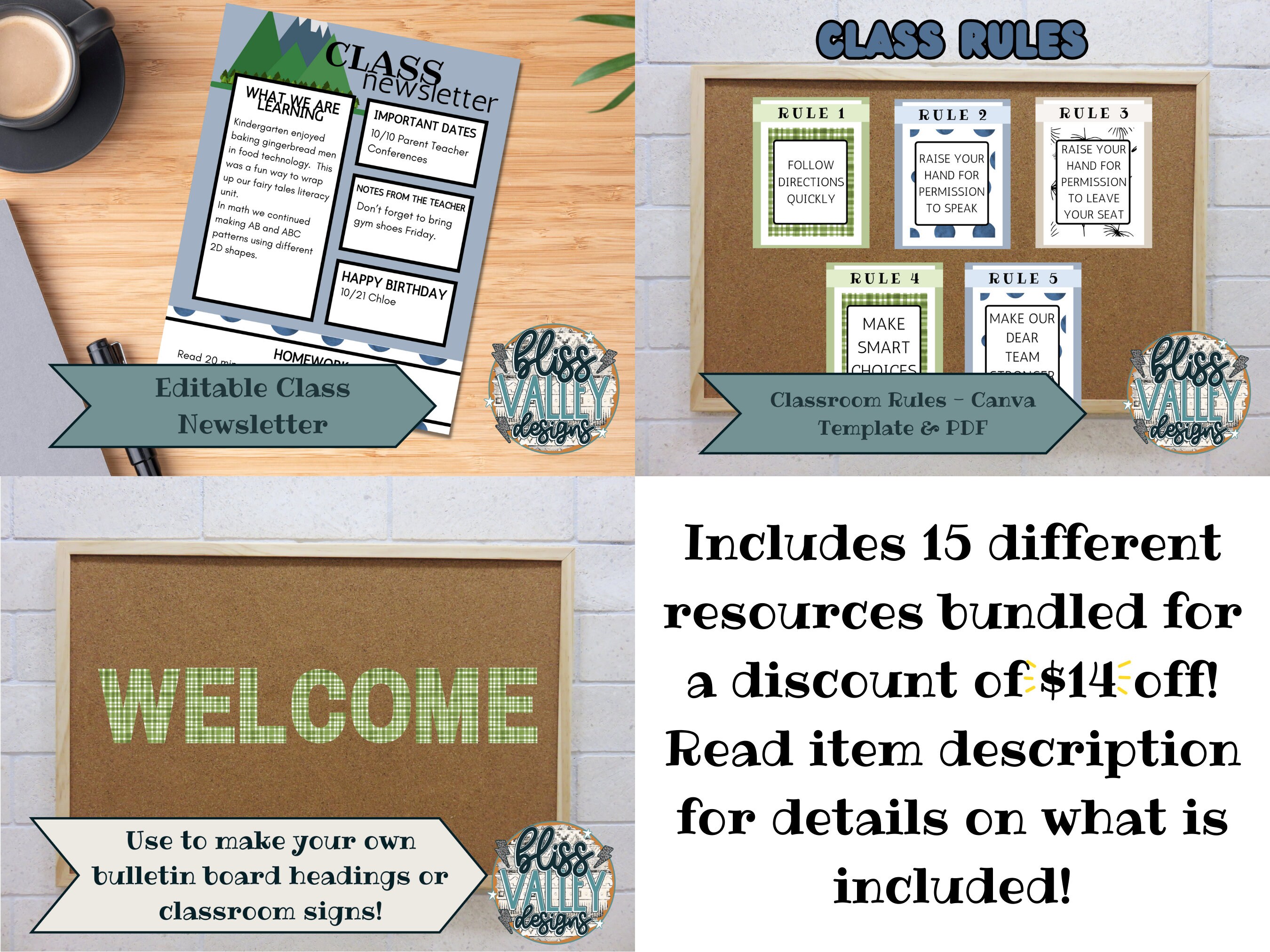 Mountain Adventure Classroom Décor Bundle Nature Classroom Theme ...