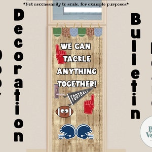 Winter Football Classroom Bulletin Board Kit (digital Download) - Etsy