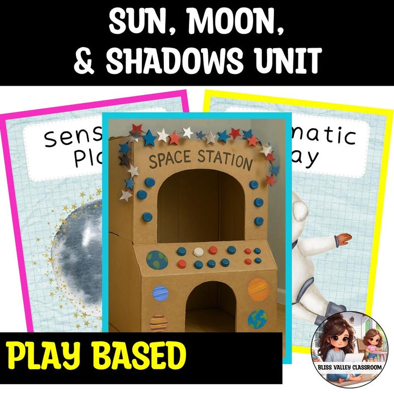 Preschool Themed Sun, Moon, and Shadow Themed Unit | Literature, Play ...