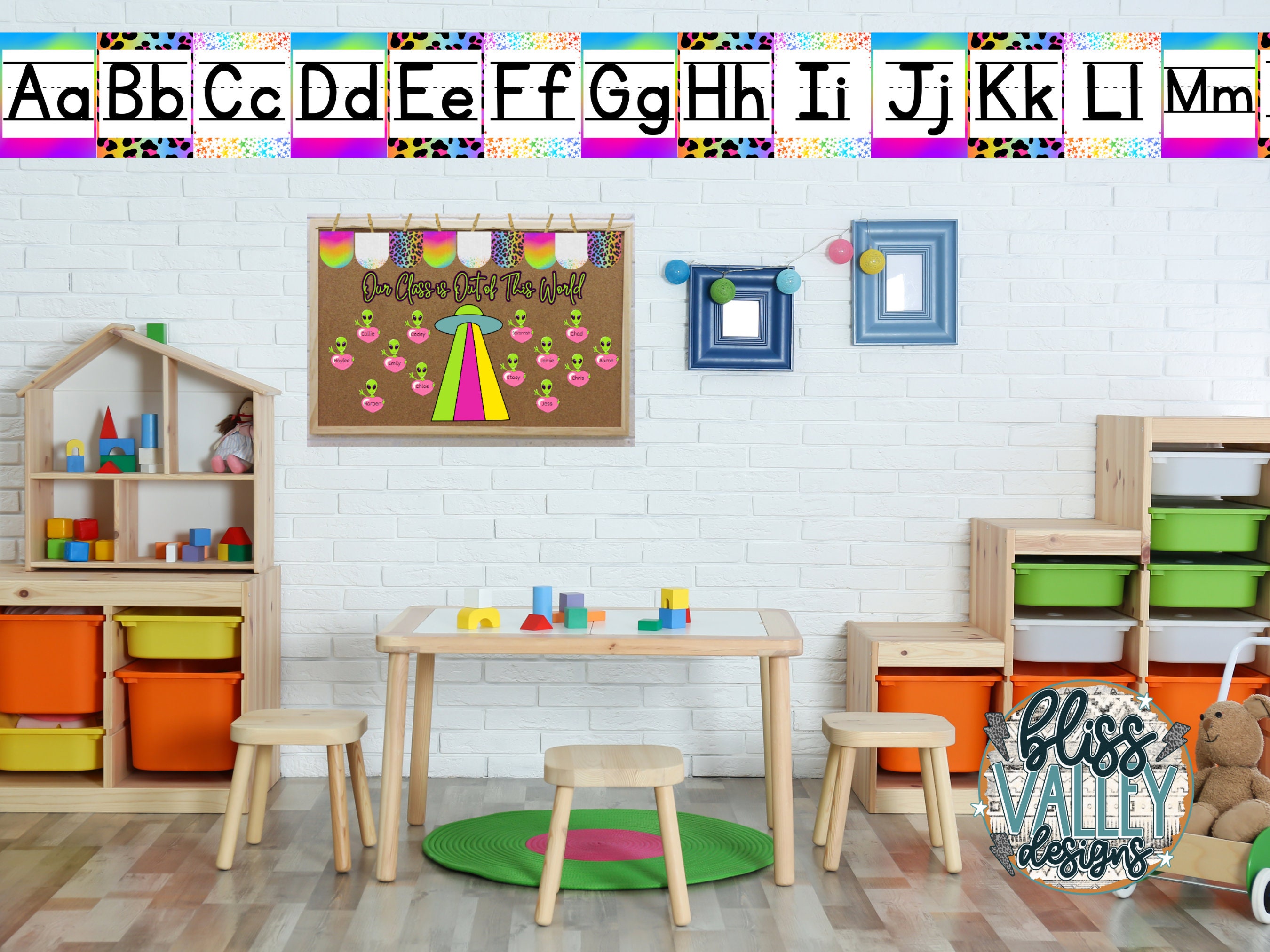 90's Retro Theme Alphabet Posters Printable Classroom Décor Classroom ...