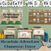 Mountain Adventure Themed Printable Bulletin Board Letter Set ...