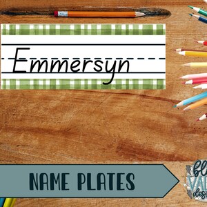Mountain Adventure Desk Name Plates: Teacher Classroom Decor (digital ...