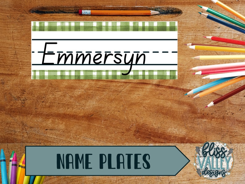 Mountain Adventure Desk Name Plates: Teacher Classroom Decor (digital ...