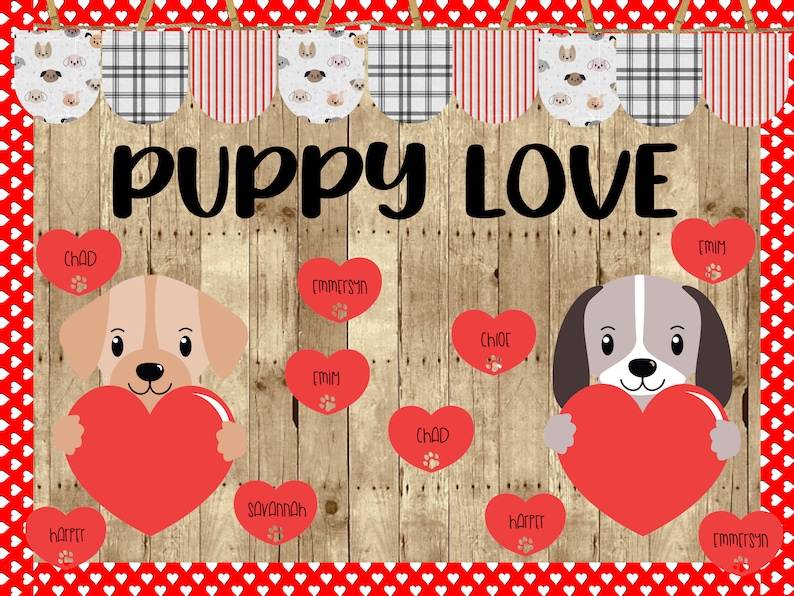 EDITABLE Valentine's Day Classroom Bulletin Board Kit With 3 Different ...