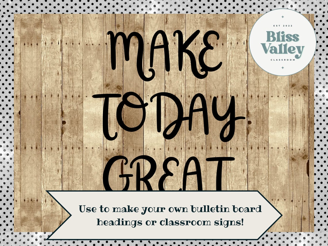 Printable Classroom Bulletin Board Letter Set | Numbers | Punctuation ...