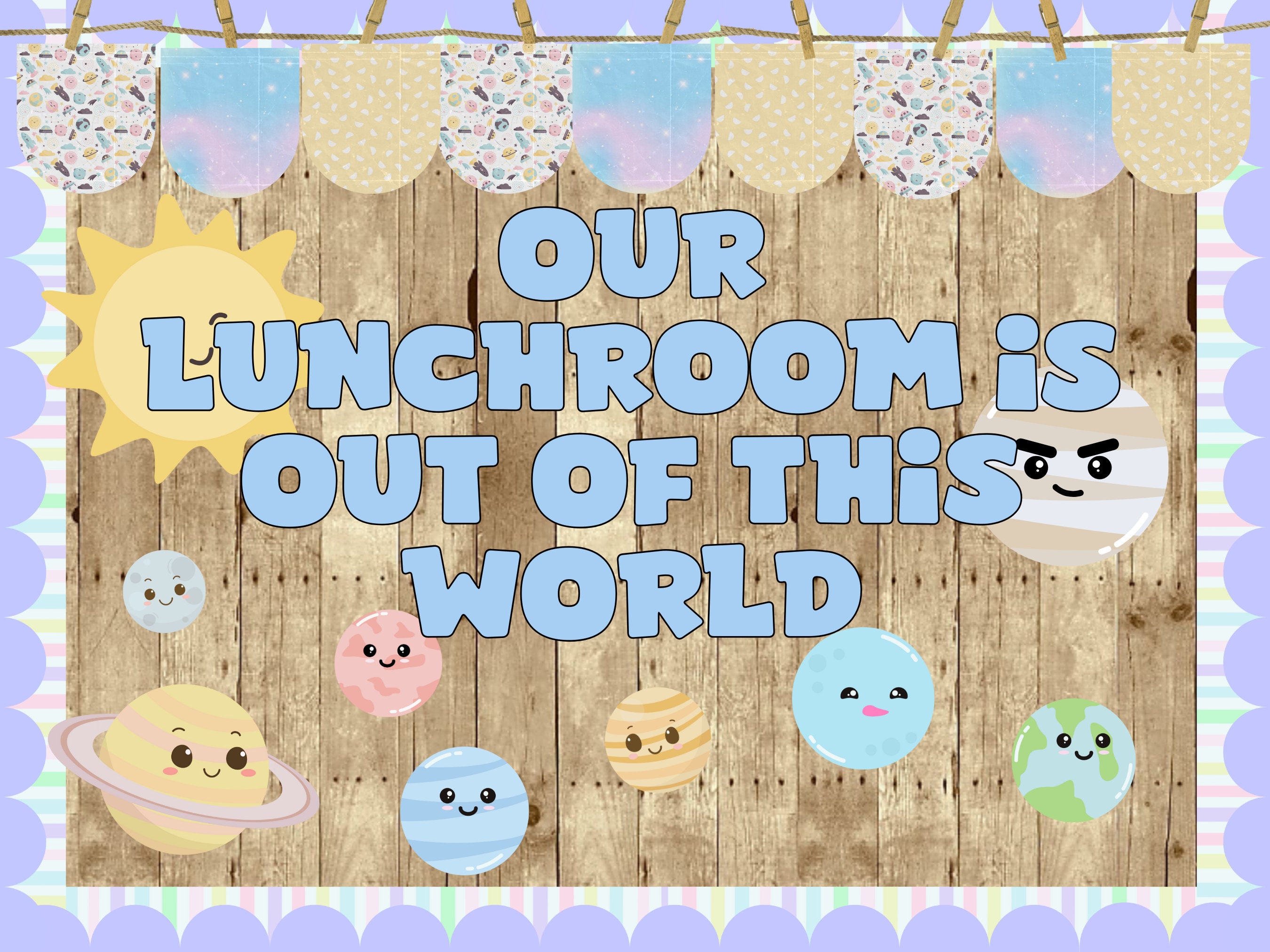 Cafeteria Bulletin Board Ideas Printable