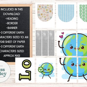 Love Our Earth Printable Earth Day Classroom Bulletin Board Kit | April ...