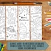 Color Your Own Set of 4 Printable Christmas Bookmarks / Bookmark Set ...