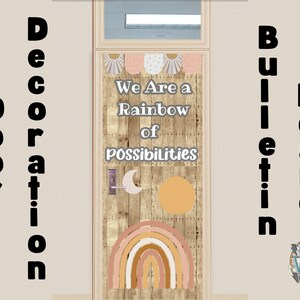 We Are a Rainbow of Possibilities Printable Classroom Bulletin Board ...
