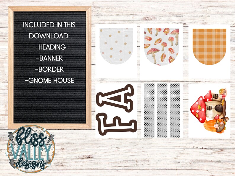 Fall Classroom Bulletin Board Kit: Boho Mushroom Decor (digital ...