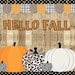 Happy Fall Yall Bulletin Board Kit: Leopard Print Pumpkin Decor ...