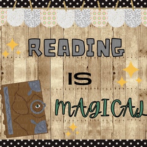 Reading is Magical Halloween Bulletin Board Kit: Classroom Door ...