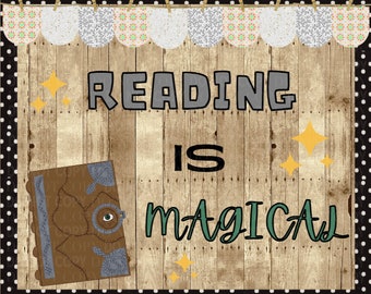 Halloween Library Bulletin Board - Etsy